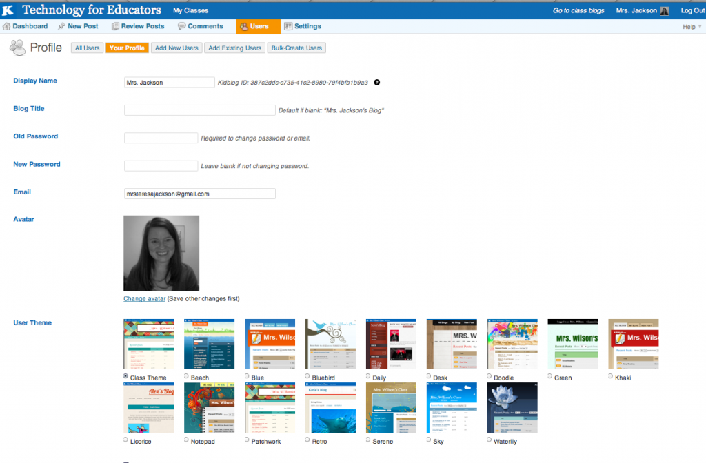 Kidblog: a great resource for teachers of all grade levels